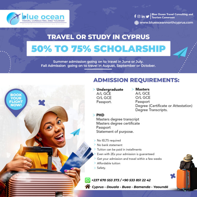 North Cyprus Student Visa For Cameroonians - Blue Ocean